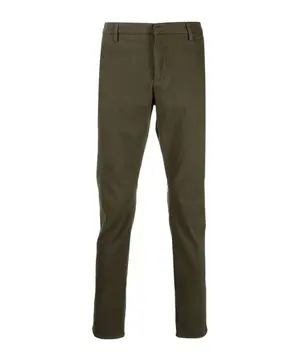 DONDUP Slim Cut Stretched Chinos - Green