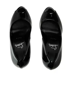 CHRISTIAN LOUBOUTIN Chr Lady Z Stiletto Court Shoes - Black
