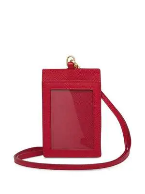 Prada Saffiano Leather Badge Holder