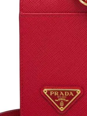 Prada Saffiano Leather Badge Holder