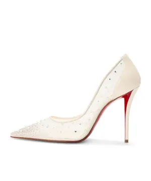 CHRISTIAN LOUBOUTIN Embellished Pointed Toe Stilettos