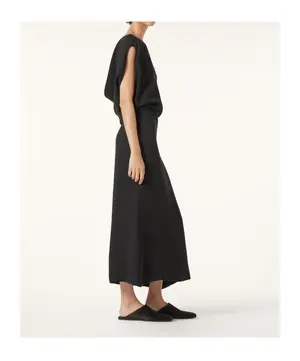 Loro Piana Blacky Dress With Back Drape