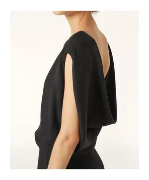 Loro Piana Blacky Dress With Back Drape