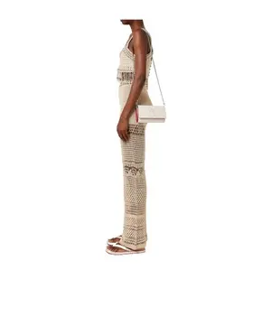 CHRISTIAN LOUBOUTIN Super Loubi Rubber Flip Thong Sandals - Nude