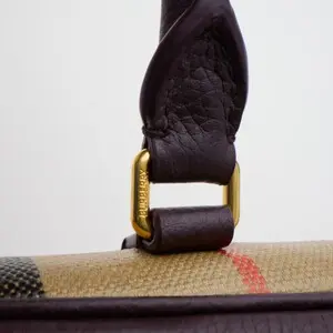 Burberry Highlands Checked Tote Bag