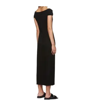 REFORMATION Jamen Off-shoulder Knitted Midi Dress