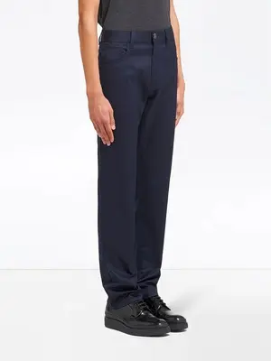 Prada Stretch Drill Five-pocket Trousers