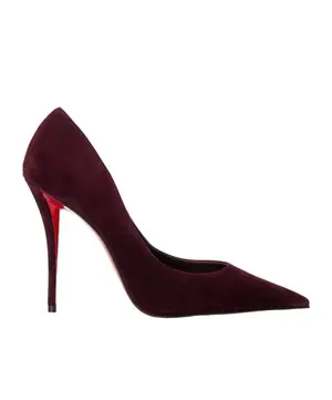 CHRISTIAN LOUBOUTIN Pointed Toe Stiletto Court Shoes - Brown