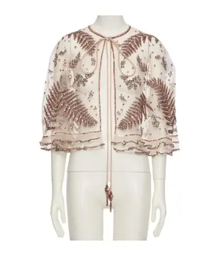Valentino Garavani Lace-up Shawl