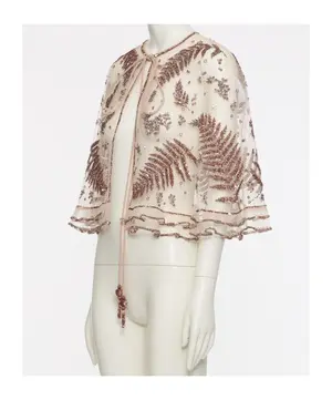 Valentino Garavani Lace-up Shawl
