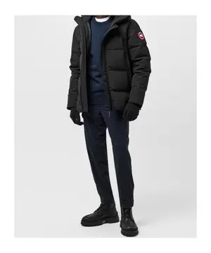 Canada Goose Logo Patch Down Parka Jacket