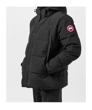 Canada Goose Logo Patch Down Parka Jacket