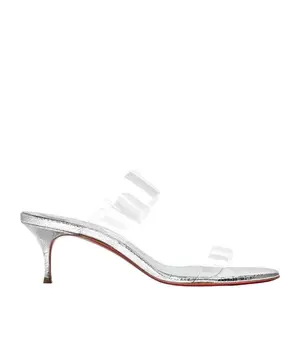 CHRISTIAN LOUBOUTIN Just Nothing Heeled Mules - White