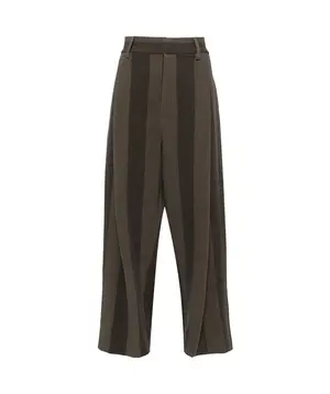 UMA WANG Casual Pants With Waist And Loop Straps - Black