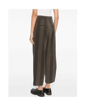 UMA WANG Casual Pants With Waist And Loop Straps