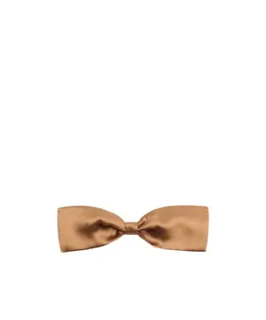 Valentino Garavani Valentie Silk Bow Tie - Nude