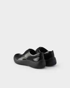Prada Lace-up Sneakers With Embossed Logo