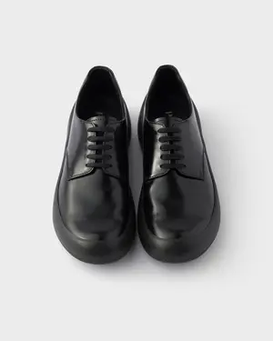 Prada Lace-up Sneakers With Embossed Logo