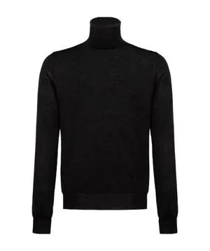 Prada Cashmere High Neck Pullover