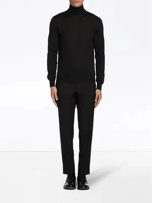 Prada Cashmere High Neck Pullover