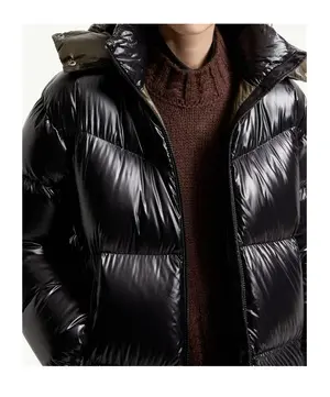 Moncler Harfang Hooded Long Down Coat