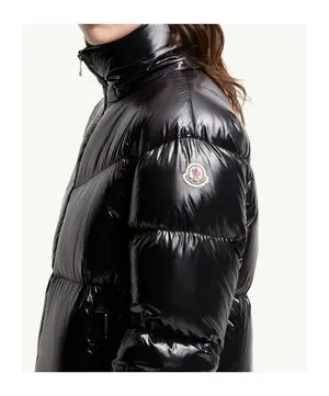 Moncler Harfang Hooded Long Down Coat