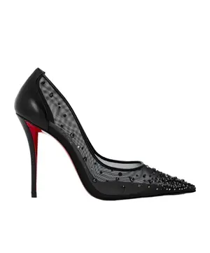 CHRISTIAN LOUBOUTIN Embellished Pointed Toe Stilettos