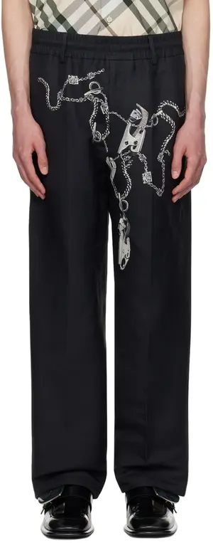 Burberry Graphic Detail Pants