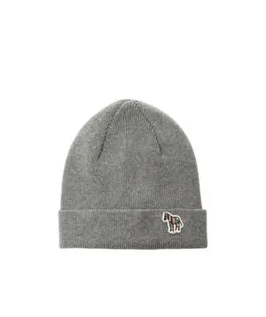 Paul Smith Zebra Logo Beanie - Gray