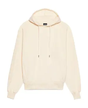 Jacquemus Typo Drawstring Hoodie - White