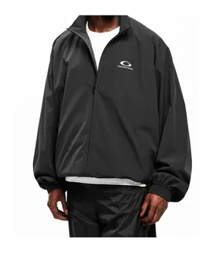 Balenciaga Logo Zip Up Casual Jacket