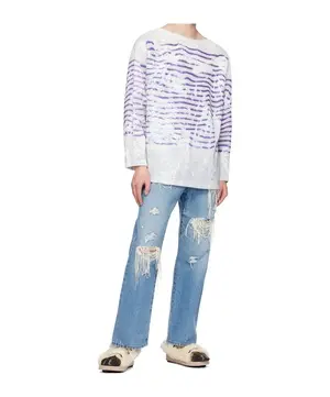 DOUBLET Mirage Basque Long-sleeve T-shirt