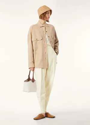 Loro Piana Mid-rise Bouclé Trousers