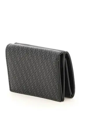 Fendi Logo Detailed Tri-fold Wallet