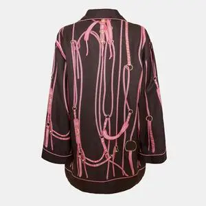 Gucci Printed Silk Short-sleeve Shirt