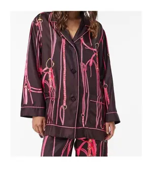 Gucci Printed Silk Short-sleeve Shirt