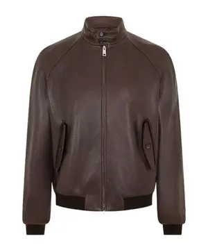Prada Leather Bomber Jacket