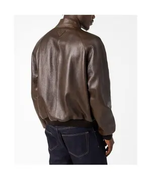 Prada Leather Bomber Jacket