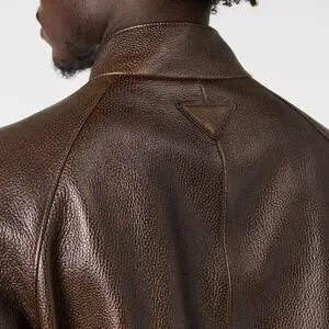Prada Leather Bomber Jacket