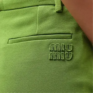 Miu Miu High Waisted Wide Leg Trousers