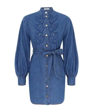 Zimmermann Long-sleeved Mini Dress