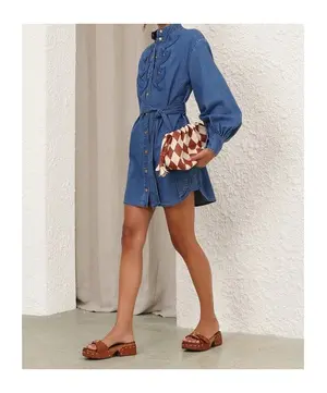 Zimmermann Long-sleeved Mini Dress