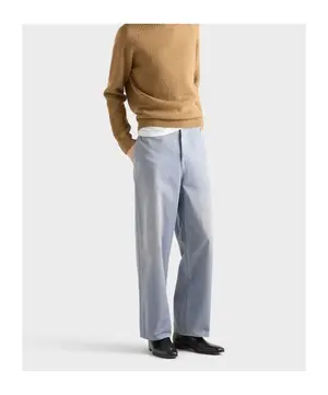 Prada Logo-patch Chino Trousers