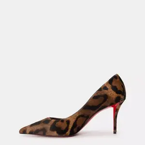 CHRISTIAN LOUBOUTIN Leopard Print Stiletto Pumps