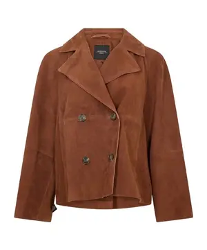 Max Mara Leather Jacket - Brown