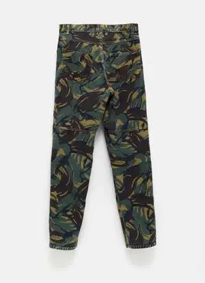 Martine Rose Reversible Camouflage-print Straight-leg Jeans