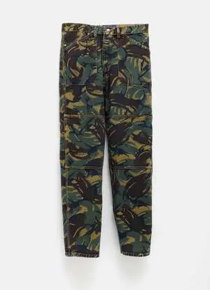 Martine Rose Reversible Camouflage-print Straight-leg Jeans