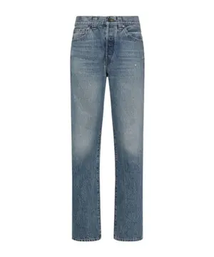 Khaite Callum Denim Straight Jeans