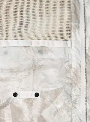 Stone Island Camouflage Printed Hooded Coat