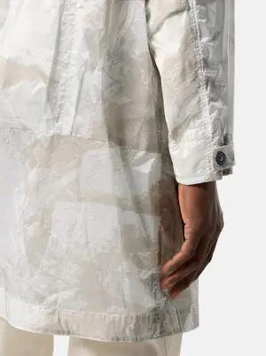 Stone Island Camouflage Printed Hooded Coat